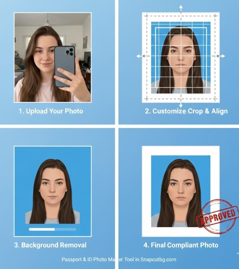 Passport Photo Maker Online Free: Perfect in 4 Steps